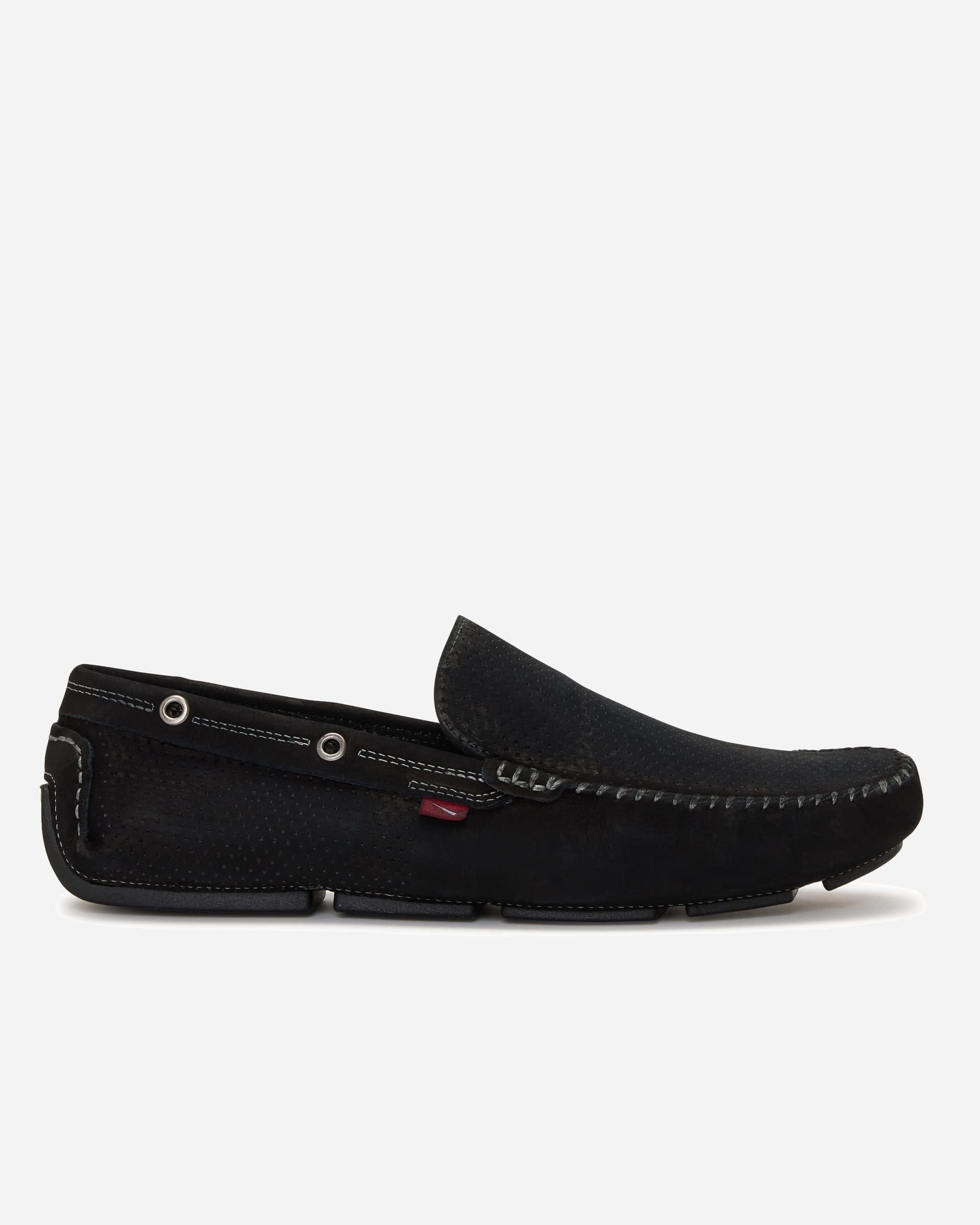 Ferracini Xavius Black Loafers - Men's Shoes at Menzclub