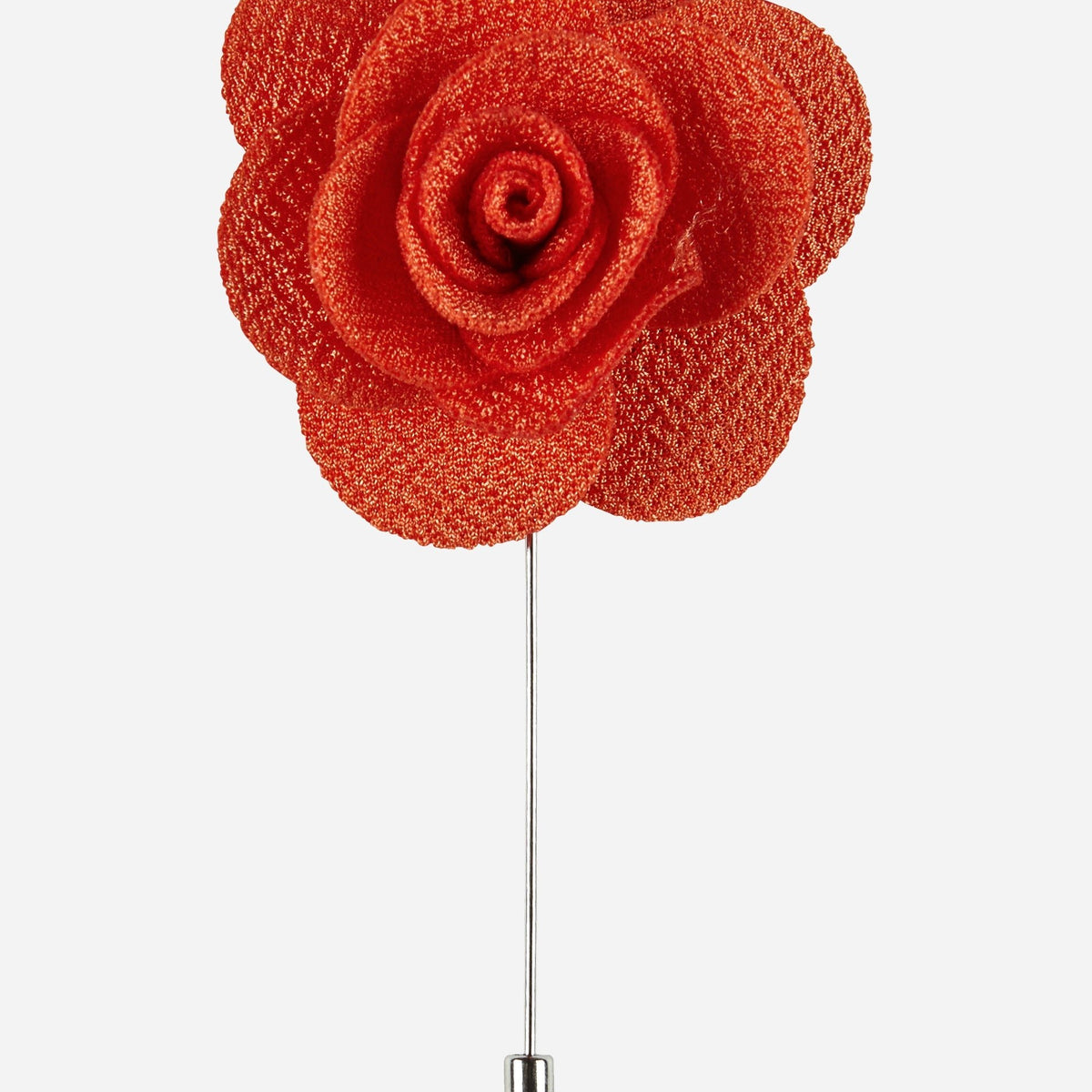 Orange Flower Pin - Men's Lapel Pins at Menzclub